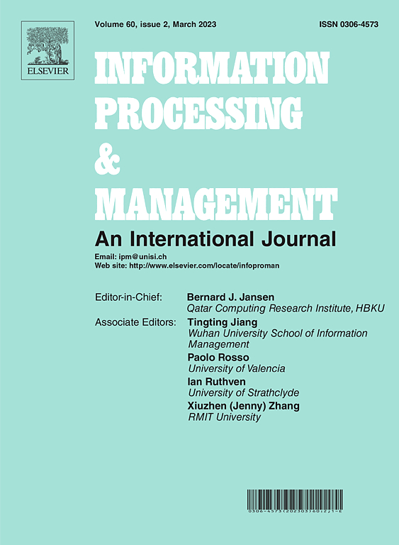 SCI INFORMATION PROCESSING MANAGEMENT sci-information-processing-management
